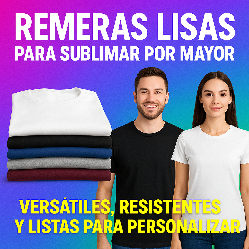 Remeras Para Sublimar Por Mayor | Mayoristas | 24/72hs